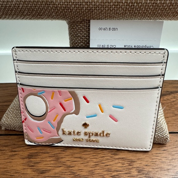 kate spade | Bags | Nwt Kate Spade Coffee Break Card Holder | Poshmark